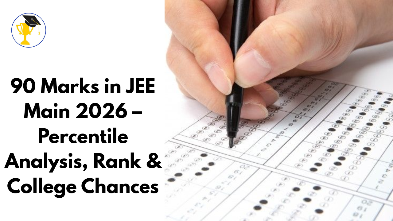 Scored 90 Marks in JEE Main 2026? Check Expected Percentile and Rank