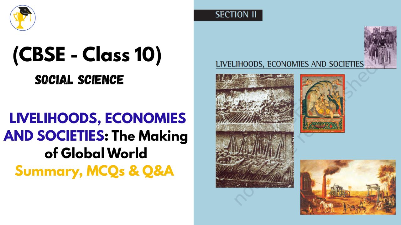 Class 10 Social Science – The Making of Global World (History: Chapter ...